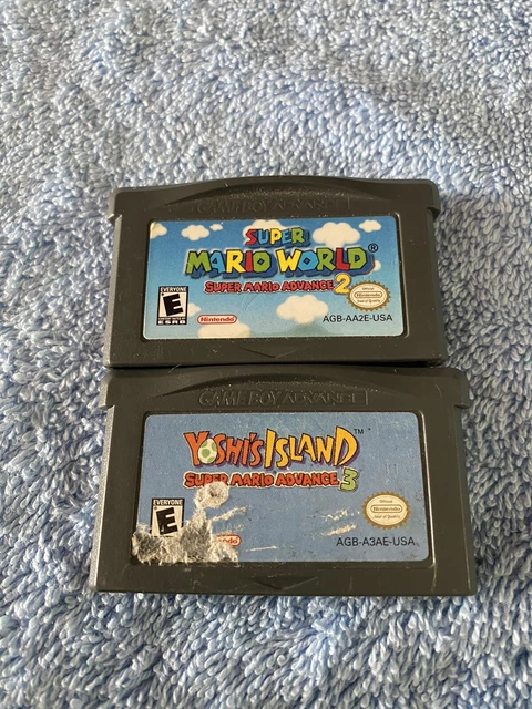 SUPER MARIO WORLD - Super Mario Advance 2 & 3 Bundle - Tested & Working ...
