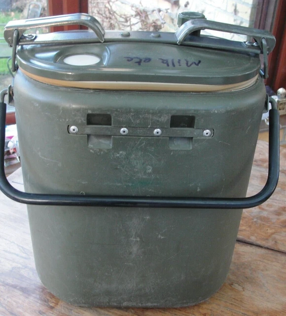 BRITISH ARMY NORWEGIAN Military Food Container 13 litre (milk) £57.92 ...