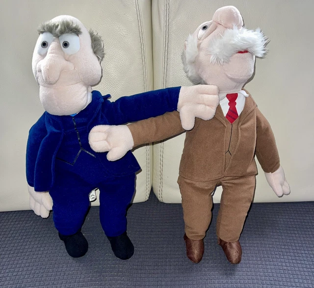 RETRO DISNEY THE Muppets Statler & Waldorf soft plush toys Old Men ...