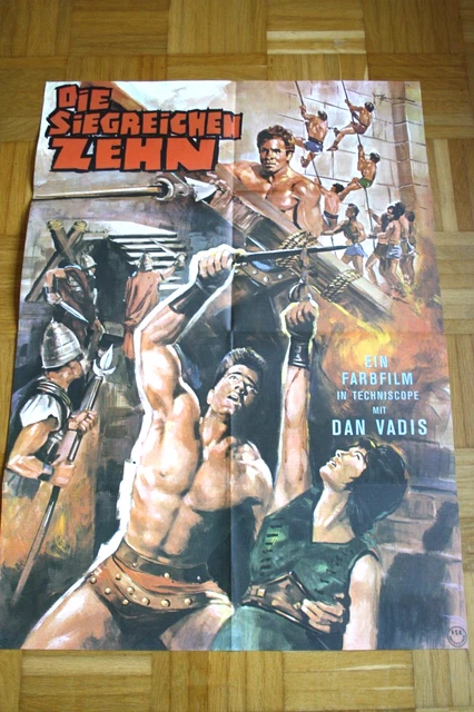 DIE SIEGREICHEN ZEHN Dan Vadis Original Kinoplakat A1 WA EUR 7,50 ...