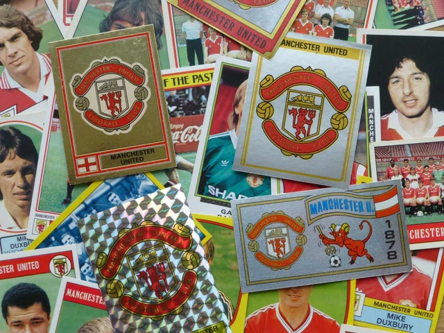 MANCHESTER UNITED STICKERS 1978-97 (Panini/FKS/The Sun/+ Others) £3.00 ...