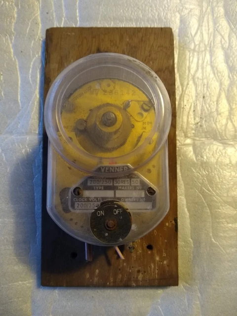 VINTAGE GPO VENNER timer - used to switch lights on in old phone boxes ...