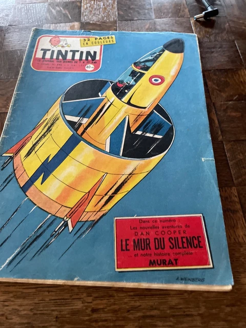 TIM UND STRUPPI Tintin 445 1957 Cover Dan Cooper EUR 1,00 - PicClick DE