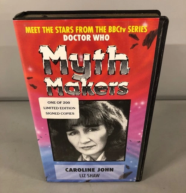 SIGNED MYTH MAKERS VHS Tape #30 Meet The Stars From Doctor Who Caroline ...