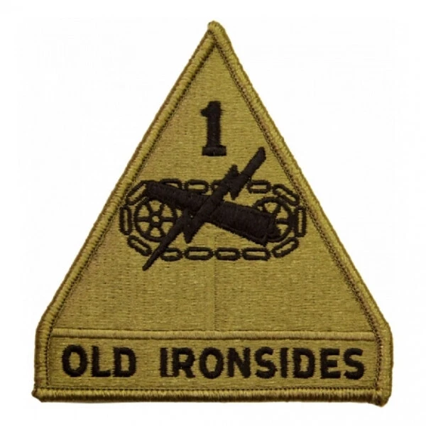 US ARMY 1ST Armor Division Old Ironsides Ocp Scorpion Uniform patch EUR ...