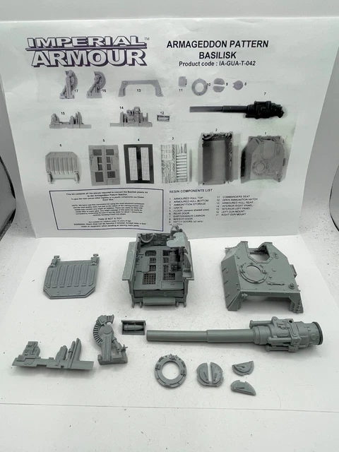 40K IMPERIAL GUARD Armageddon Pattern Basilisk Forgeworld EUR 159,74 ...