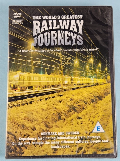 THE GREATEST RAILWAY Journeys Denmark & Sweden DVD - Region PAL - (New ...