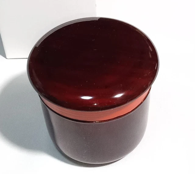 NATURAL WOODEN USUCHAKI Tamaneuri Juko Natsume Tea Caddy Tea Ceremony ...