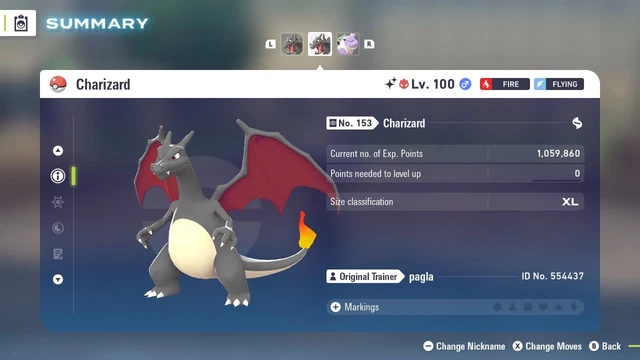 POKÉMON LEGENDS ZA Shiny 6IV Charizard Y ev trained battle ready timid ...