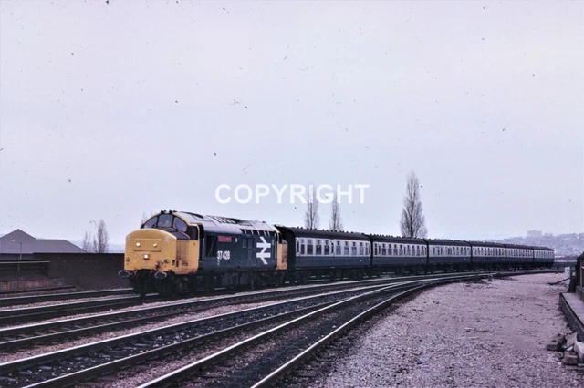 3967 - 35MM Colour Diesel Railway slide - 37428 David Lloyd George - Nr ...