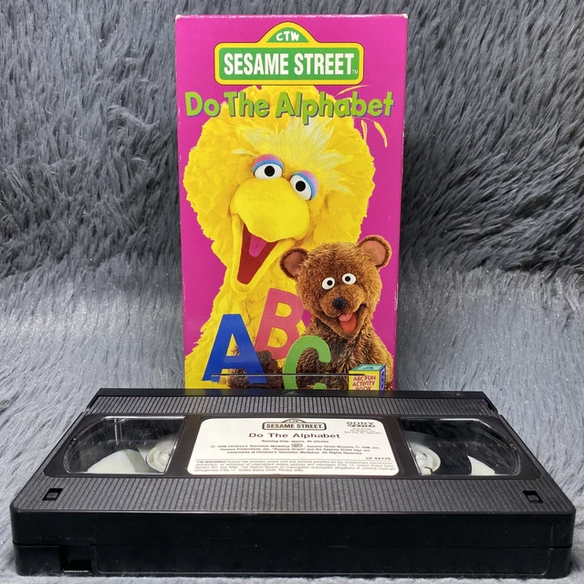 SESAME STREET - Do the Alphabet VHS 1996 Big Bird Jim Henson Children’s ...