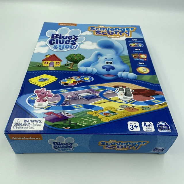 BLUE'S CLUES & You Jeu Scavenger Scurry Game - Nickelodeon - Board Game ...