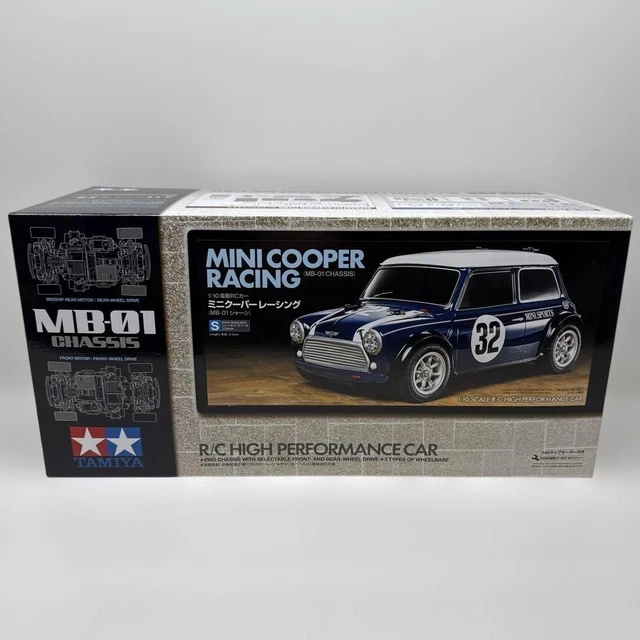 TAMIYA MINI COOPER RACING MB01 Tamiya Cooper £305.34 - PicClick UK