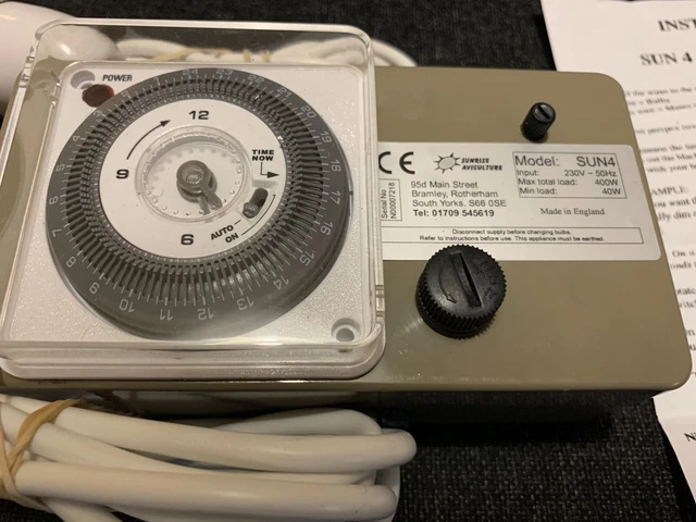 SUN4 LIGHT DIMMER BIRDROOM LIGHTING DIMMER CONTROL BOX WITH NIGHT LIGHT ...