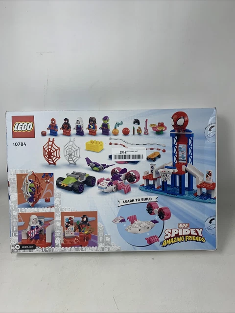 LEGO MARVEL SPIDEY and His Amazing Friends Spider-Man Webquarters ...