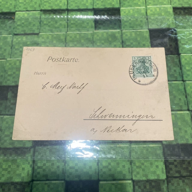 GERMAN EMPIRE STAMP Postal Receipt Letter Head Old Stamps German Stamp ...