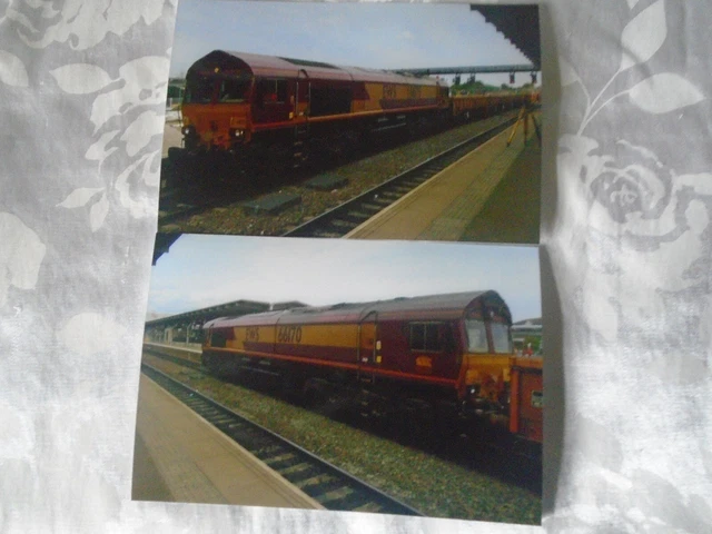 2 6X4 PHOTOS of EWS Class 66-66170 at Derby Midland Station £2.40 ...