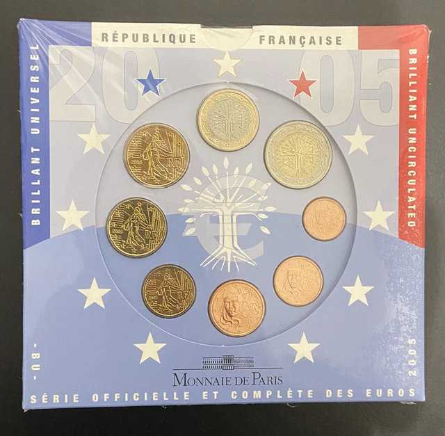 COFFRET BU EURO France De La Monnaie De Paris 2005 @ € Brillant ...