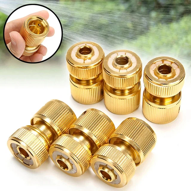 1/2& QUICK CONNECT Swivel Connector Garden Hose Coupling SystemsB-P2 £3 ...