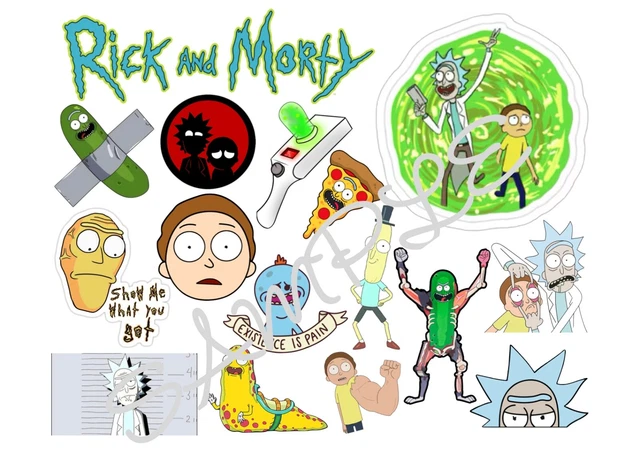 RICK AND MORTY Edible Icing Sheet A4 Cake Toppers £5.50 - PicClick UK
