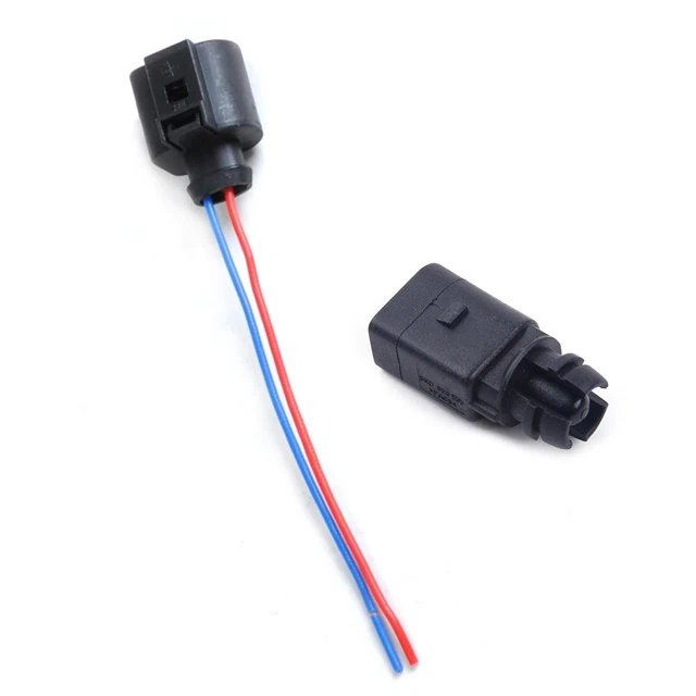 VW AUDI EXTERNAL Air Ambient Temperature Temp Sensor With Connector And ...