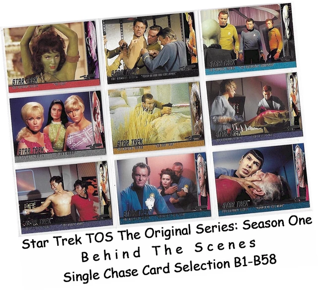 STAR TREK TOS Original Series Season 1 - Behind The Scenes Card Selection B1-B58 £1.50 - PicClick UK