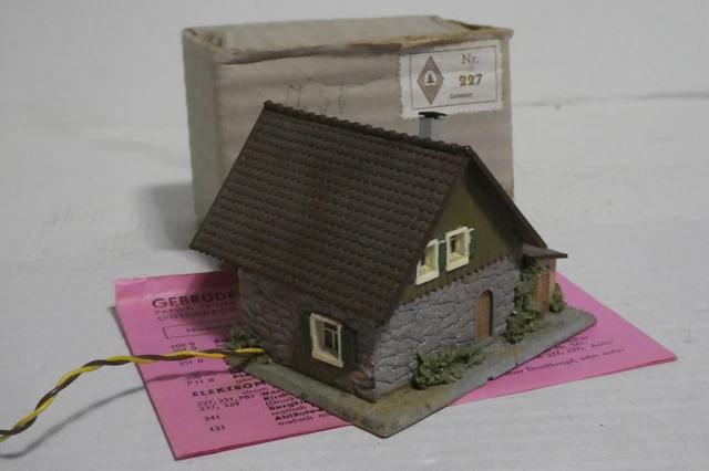 FALLER H0 227 B-227Originalkarton Fertigmodell Kleine Mühle Mit Motor ...