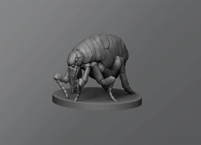 MONSTER FLEA INSECT Bug Creature Monster Manual 28mm Scale DND D&D ...