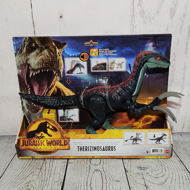 JURASSIC WORLD DOMINION Therizinosaurus Sound Slashin’ Dinosaur 2021 ... JURASSIC WORLD DOMINION Therizinosaurus Sound Slashin’ Dinosaur 2021 ...