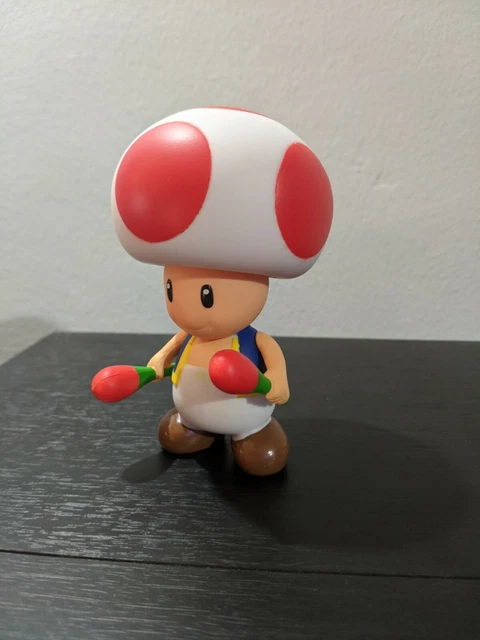 ACTION FIGURE TOAD Maracas player NUOVO new nintendo (super mario roy ...
