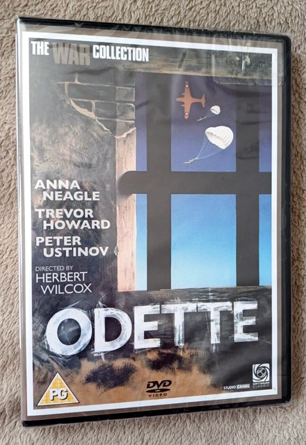 ODETTE (1950) ANNA Neagle Trevor Howard war film. region 2 uk DVD NEW ...