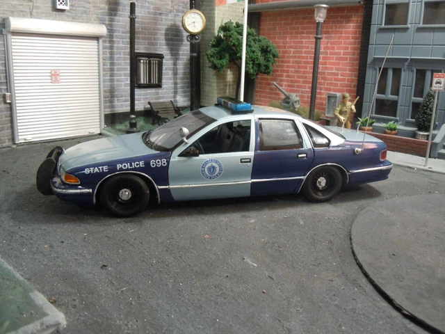 MASSACHUSETTS STATE POLICE 1/18 scale Chevy Caprice with lights. £159. ...