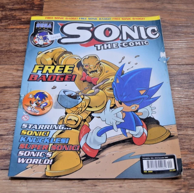 SONIC THE COMIC 220 - Rare Fleetway UK Sonic The Hedgehog Magazine ...