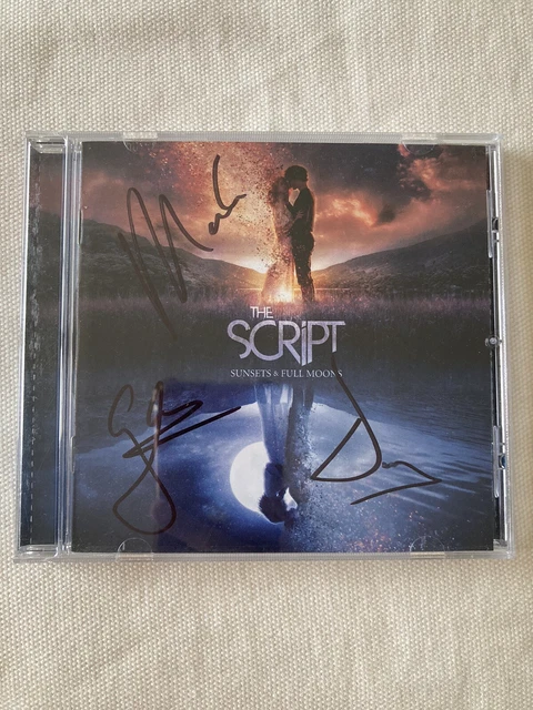 THE SCRIPT SUNSETS & And Full Moons Hand-Signed Cd Album Autographed ...