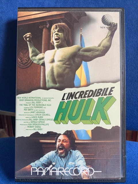 RARA VHS PRIMA ed L’INCREDIBILE HULK panarecord EUR 12,00 - PicClick IT