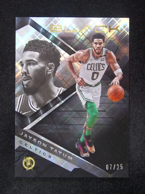 2021-22 PANINI BLACK Jayson Tatum #12 Gold /25 EUR 3,91 - PicClick IT