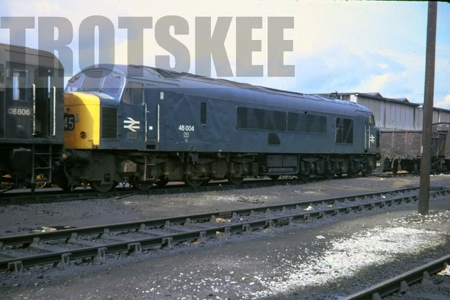 35MM SLIDE BR British Railways Diesel Loco Class 46 46004 Toton 1976 ...