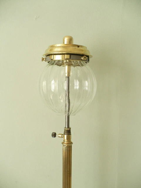 TILLEY TABLE LAMP Ribbed Glass Globe Ribbed Tilley Table Lamp Glass ...