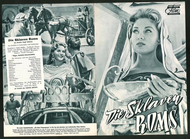 FILMPROGRAMM DNF, DIE Sklaven Roms, Rhonda Fleming, Lang Jeffries ...