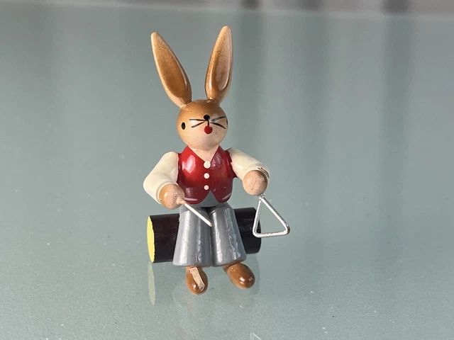 ERZGEBIRGE FIGURINE LAPIN 6 cm. Excellent état EUR 29,15 - PicClick FR