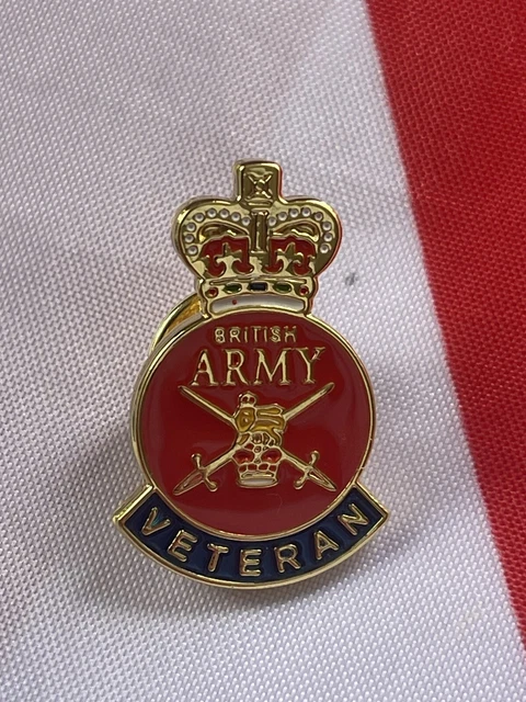 BRITISH ARMY VETERANS Armed Forces pin badge brooch. UK Stock £4.99 ...