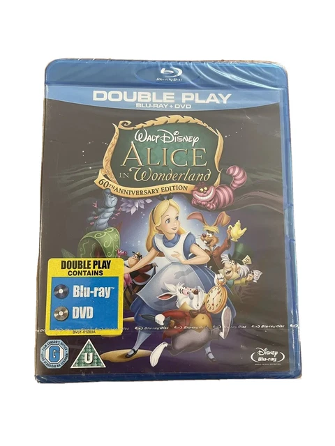 ALICE IN WONDERLAND [60th Anniversary Edition] (DVD/Blu-ray, 1951 ...