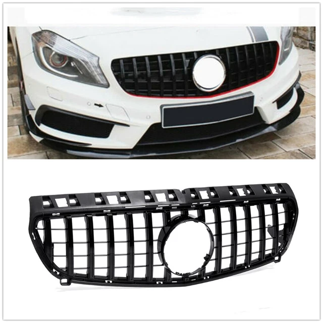 GT R FRONT Bumper Grille For Mercedes Benz A Class W176 A180 A200 A45 ...