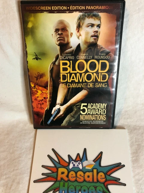 BLOOD DIAMOND DVD Widescreen 2007 Leonardo DiCaprio, Jennifer Connelly ...