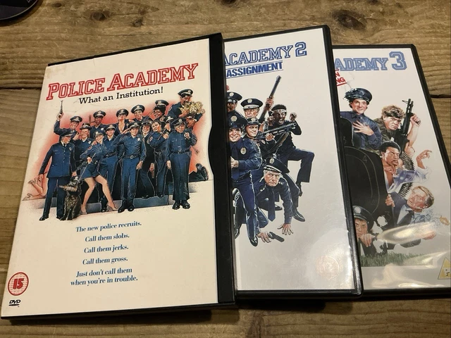 POLICE ACADEMY 1,2,3 DVDs Individual DVDs £4.50 - PicClick UK