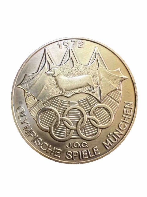 TARO OKAMOTO RARE 1972 Munich Olympic Games Official Bronze/Cooper ...