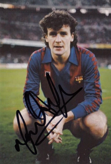 MARK HUGHES HANDSIGNIERTES 6x4 Foto FC Barcelona Fußball Autogramm EUR ...