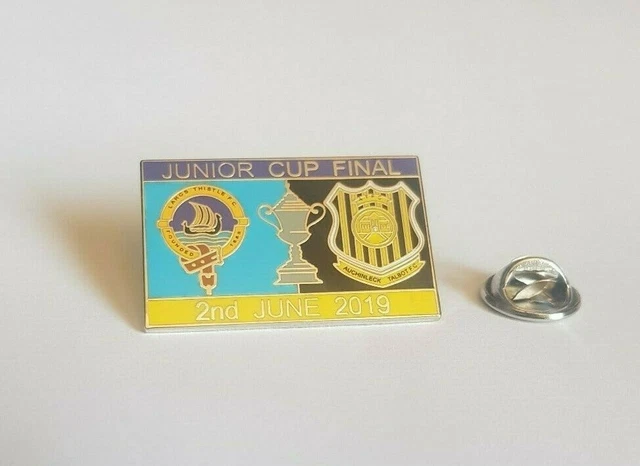 LARGS THISTLE VS Auchinleck Talbot Badge Scottish Junior Cup Final 2019 ...