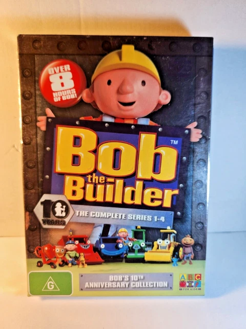 BOB THE BUILDER Complete Series 1-4 DVD 10th Anniversary Collection ...