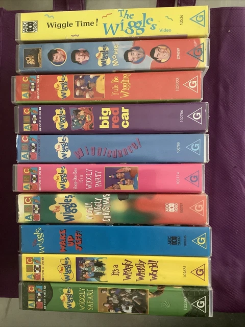 ABC VIDEO VHS the wiggles bulk x 10 abc vhs collection EUR 73,14 ...